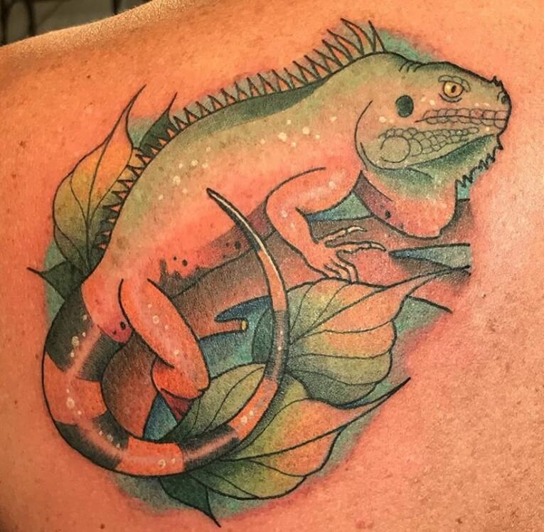 28 Best Iguana Tattoo Designs | PetPress