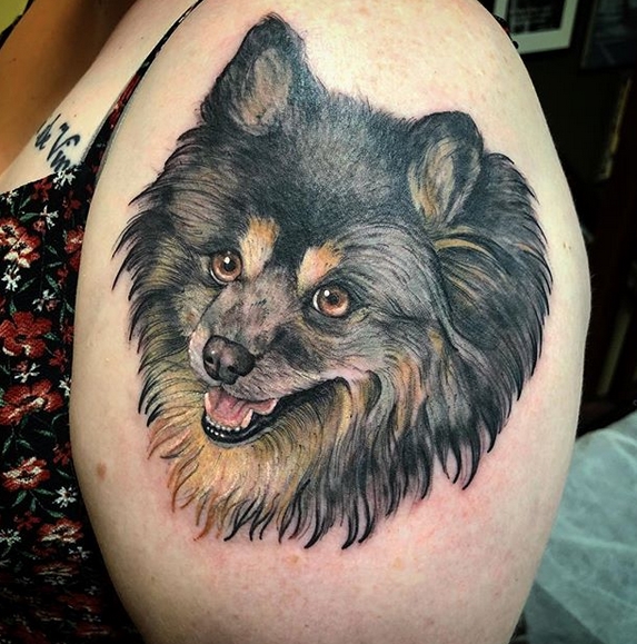 14 Awesome Tattoo Ideas For Pomeranian Owners | Page 2 of 3 | PetPress