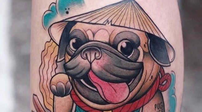 16 Awesome Pug Tattoos - PetPress