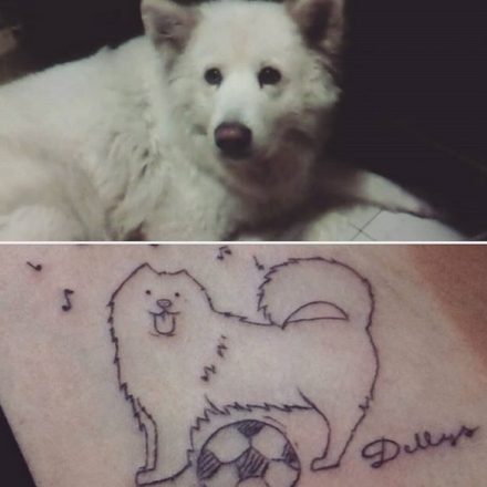 15 Best Samoyed Tattoos For True Breed Lovers | PetPress