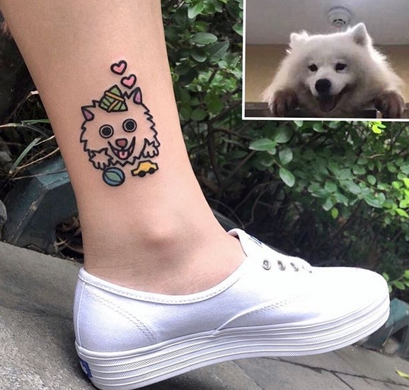 15 Best Samoyed Tattoos For True Breed Lovers | PetPress