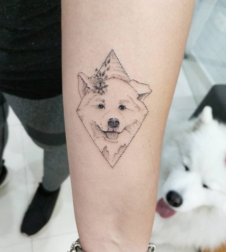 14 Samoyed Tattoos to Celebrate Your Four-Legged Best Friend | Page 2 ...