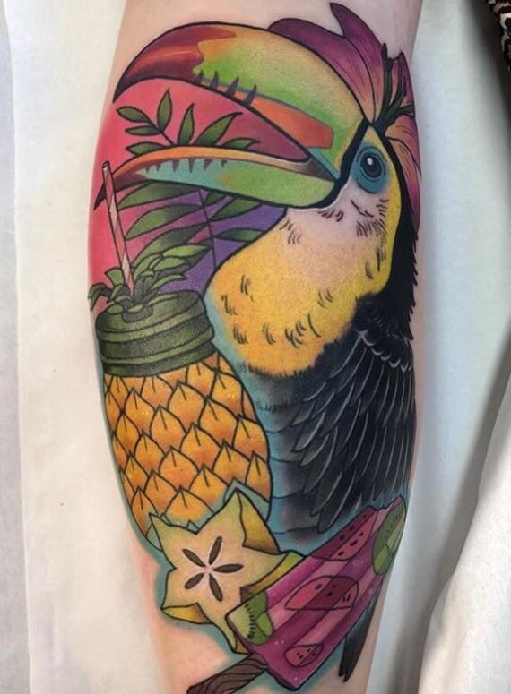 60 Coolest Toucan Tattoo Designs | PetPress