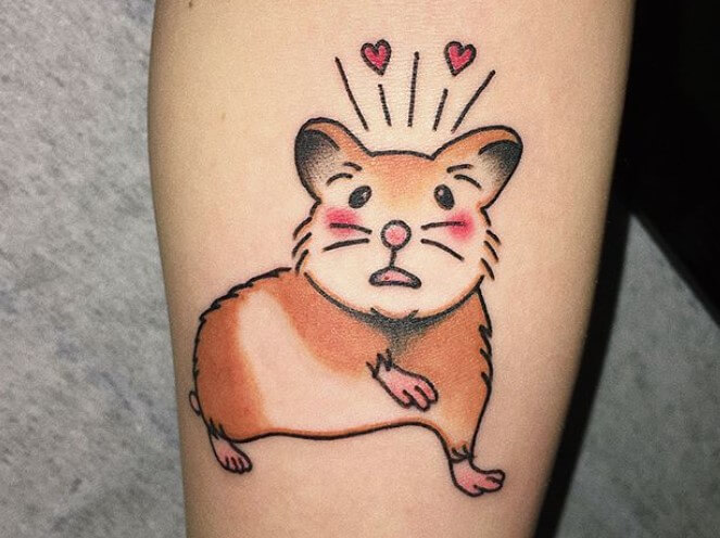 60 Best Hamster, Guinea Pig, and Gerbil Tattoo Designs | PetPress