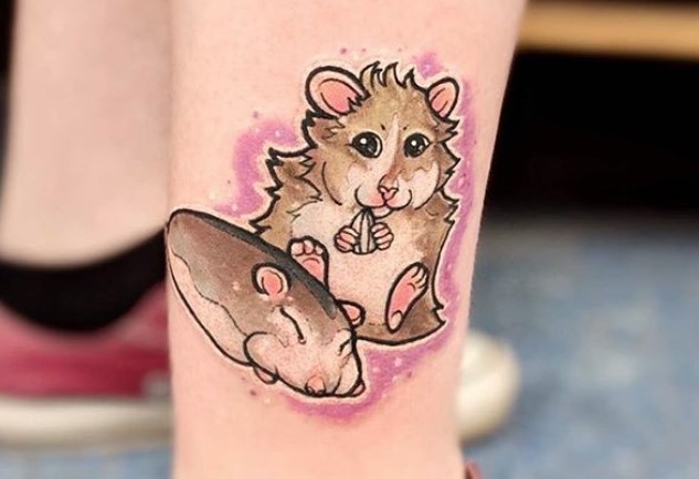 60 Best Hamster, Guinea Pig, and Gerbil Tattoo Designs | PetPress
