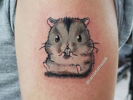 60 Best Hamster, Guinea Pig, and Gerbil Tattoo Designs | PetPress