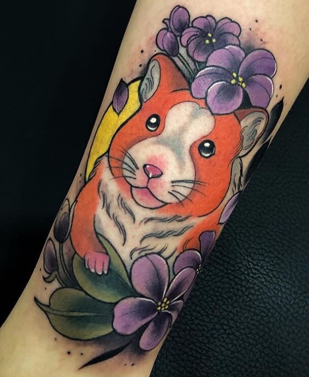 60 Best Hamster, Guinea Pig, and Gerbil Tattoo Designs | PetPress