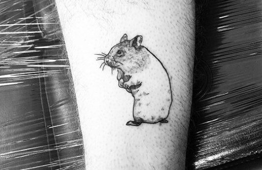 60 Best Hamster, Guinea Pig, and Gerbil Tattoo Designs | PetPress