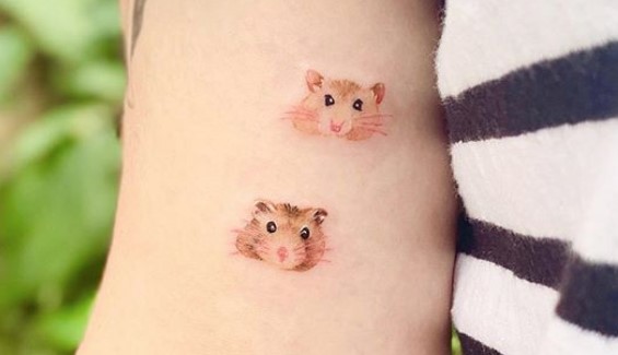 60 Best Hamster, Guinea Pig, and Gerbil Tattoo Designs | PetPress
