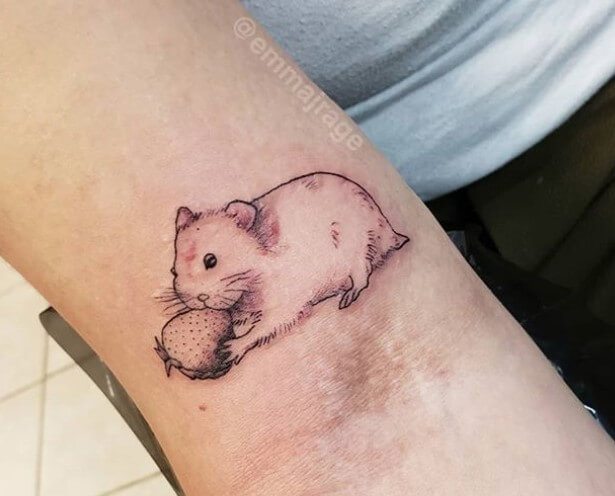 60 Best Hamster, Guinea Pig, and Gerbil Tattoo Designs | PetPress