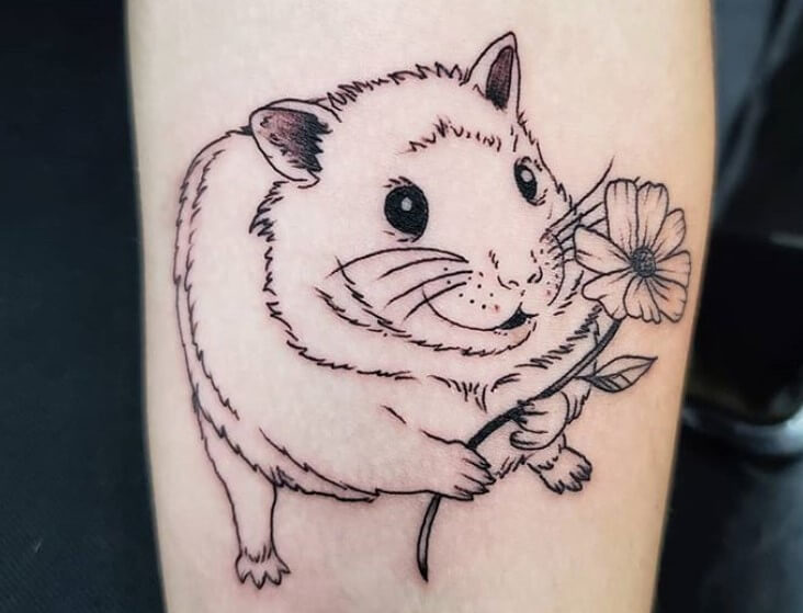 60 Best Hamster, Guinea Pig, and Gerbil Tattoo Designs | PetPress