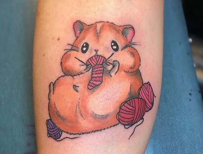 60 Best Hamster, Guinea Pig, and Gerbil Tattoo Designs | PetPress