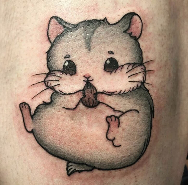 60 Best Hamster, Guinea Pig, and Gerbil Tattoo Designs | PetPress