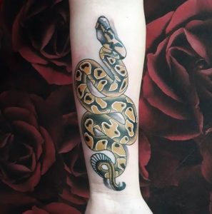 33 Coolest Python Tattoo Designs | PetPress