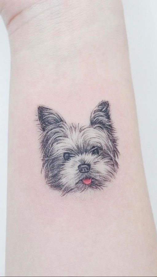 The 14 Best Yorkshire Terrier Tattoo Ideas | PetPress