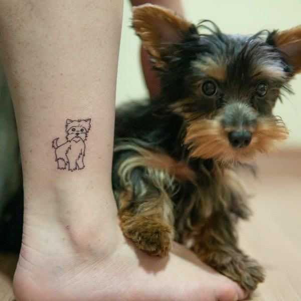 The 14 Best Yorkshire Terrier Tattoo Ideas | PetPress