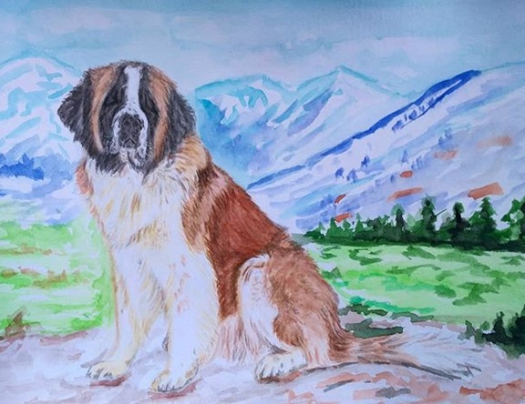 14 Amazing St. Bernard Artworks | PetPress