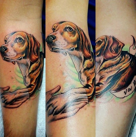 14 Stunning Beagle Tattoo Design Ideas - PetPress