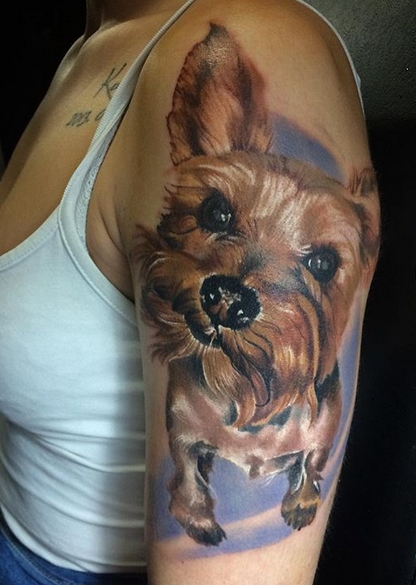 The 14 Coolest Yorkshire Terrier Tattoo Designs of 2019 | Page 3 of 3 ...