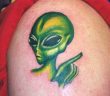 19 of the Best Alien Head Tattoos Ever - PetPress