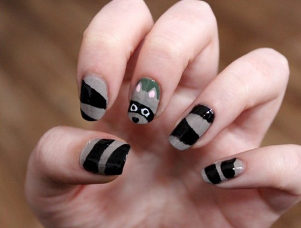 16 Trendy Raccoon Nail Arts | PetPress
