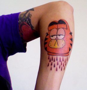 26 Cartoon Tattoo Designs - Garfield Tattoo Ideas For Men and Women ...