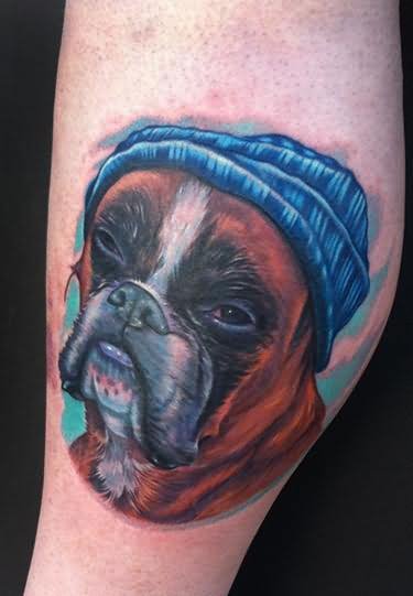 28 Best Boxer Dog Tattoo Designs | PetPress