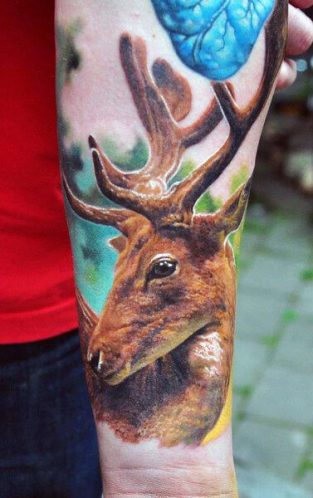 25+ Realistic Stag Tattoo Designs You Must See - PetPress