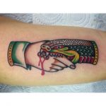 15+ Handshake Tattoo Designs: The Hand That Bites Tattoo - PetPress