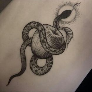 15+ Snake & Apple Tattoo Designs That Could Inspire You