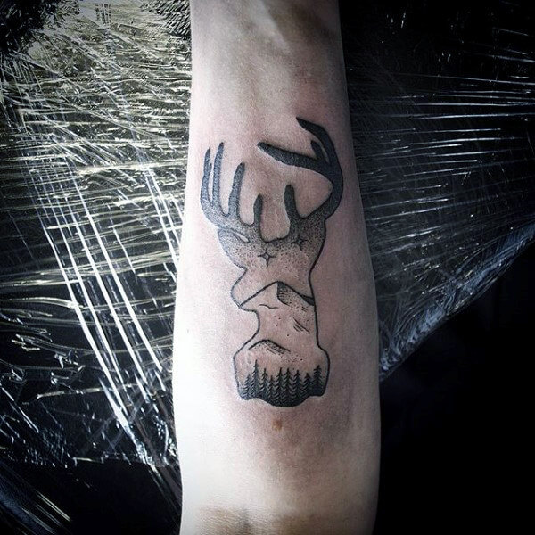 45+ Cute, Inspiring & Beautiful Deer Tattoo Designs - PetPress