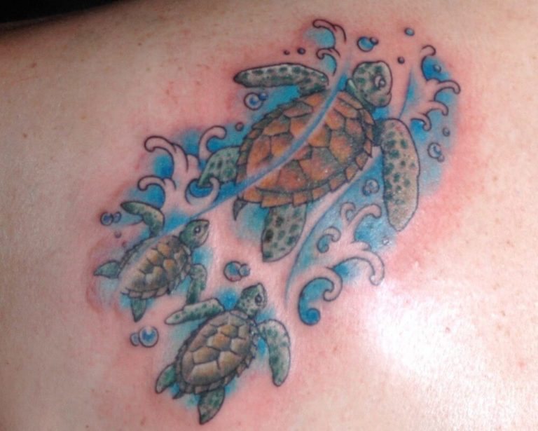 80+ Realistic Sea Turtle Tattoo Designs, Ideas & Meanings