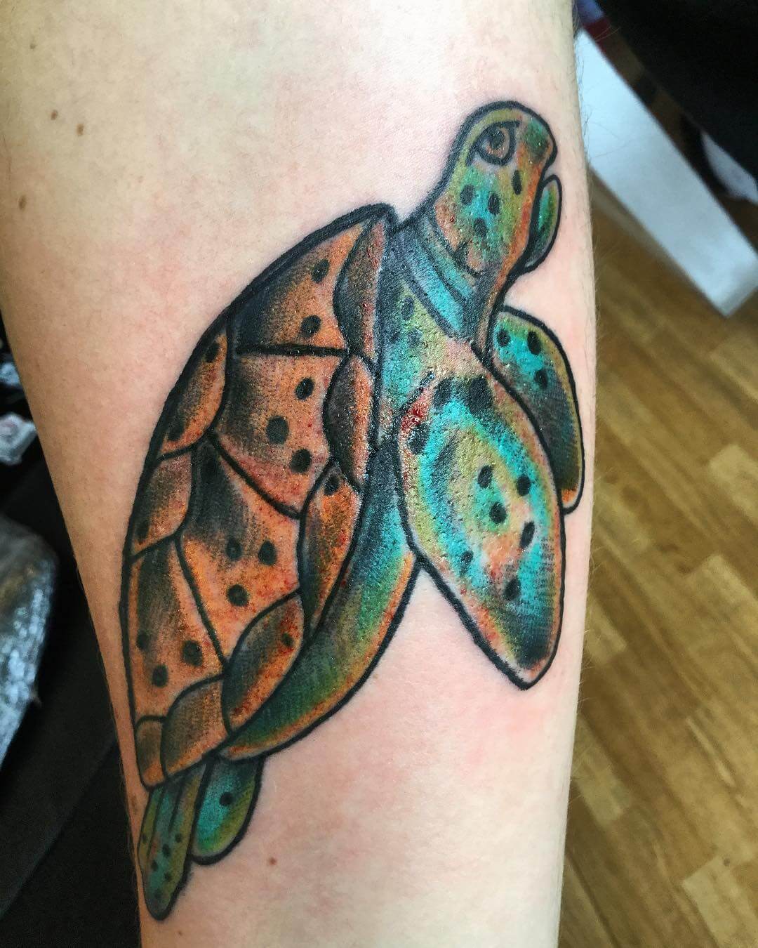 Realistic Turtle Tattoos