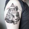 12+ Best Geometric Tiger Tattoo Designs and Ideas - PetPress