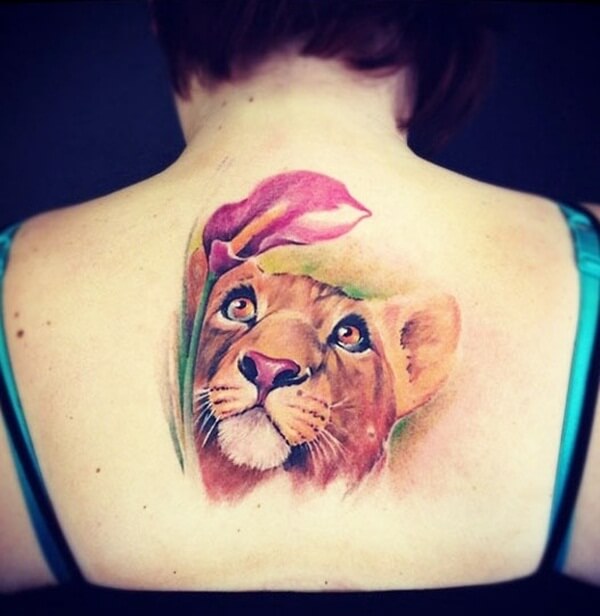 12+ Best Colorful Lion Tattoo Designs | PetPress