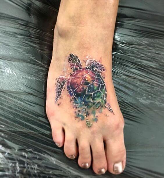 15+ Colorful Turtle Tattoo Designs | Page 2 of 3 | PetPress