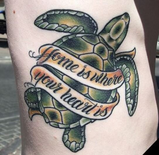 12+ Traditional Turtle Tattoo Designs | PetPress