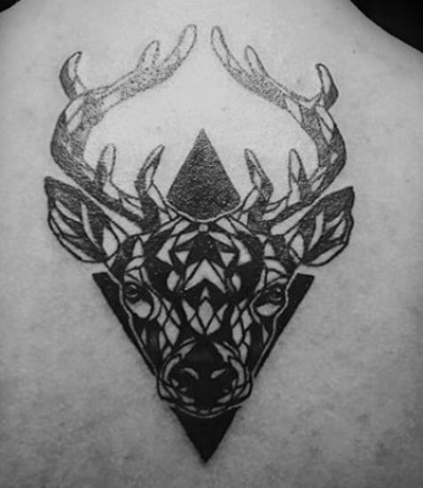 Top 15+ Deer Tattoo Ideas - Back Tattoo Designs | PetPress