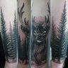 Top 15+ Deer & Tree Tattoo Designs | PetPress