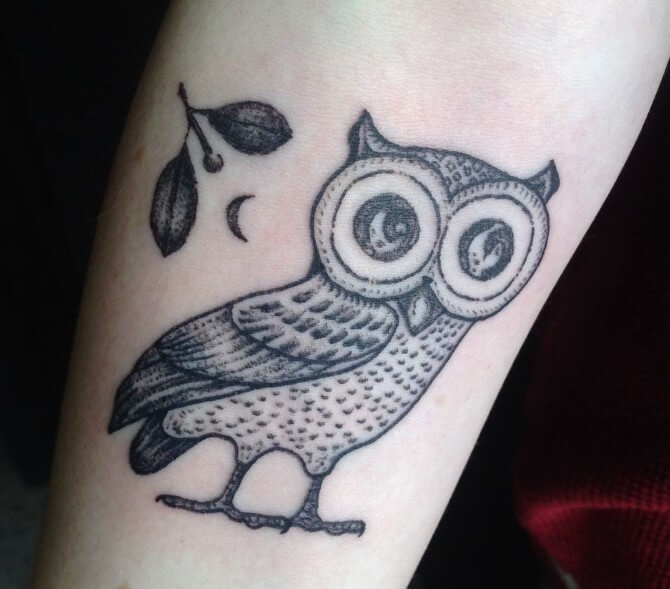 10+ Athena Owl Tattoo Designs and Ideas | PetPress