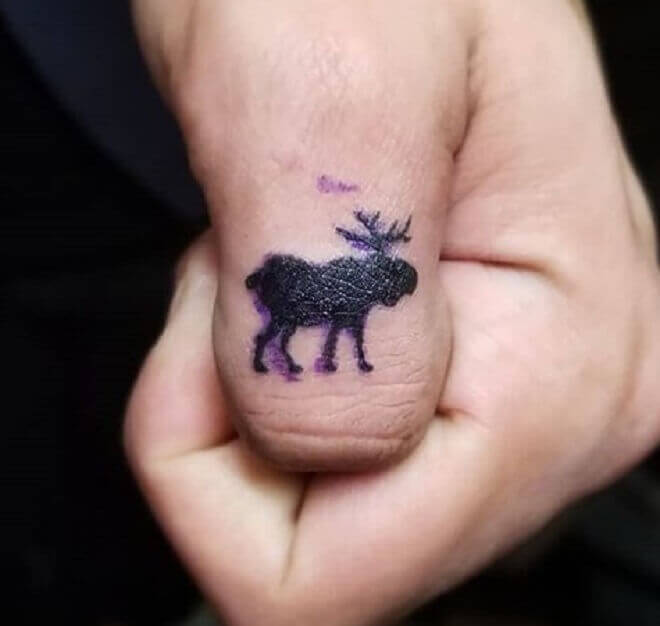 10+ Small Moose Tattoo Designs | PetPress