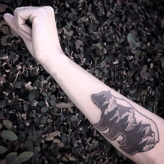 12+ Best Bear Forearm Tattoo Designs | PetPress