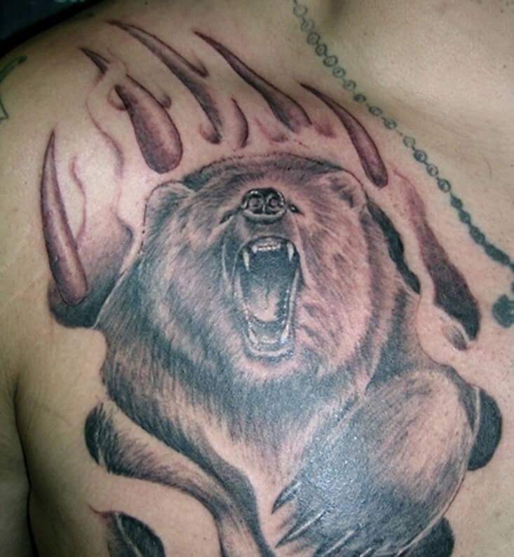 Top 15+ Bear Chest Tattoo Designs & Ideas | PetPress