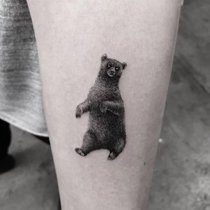 15+ Amazing Black Bear Tattoo Designs - PetPress